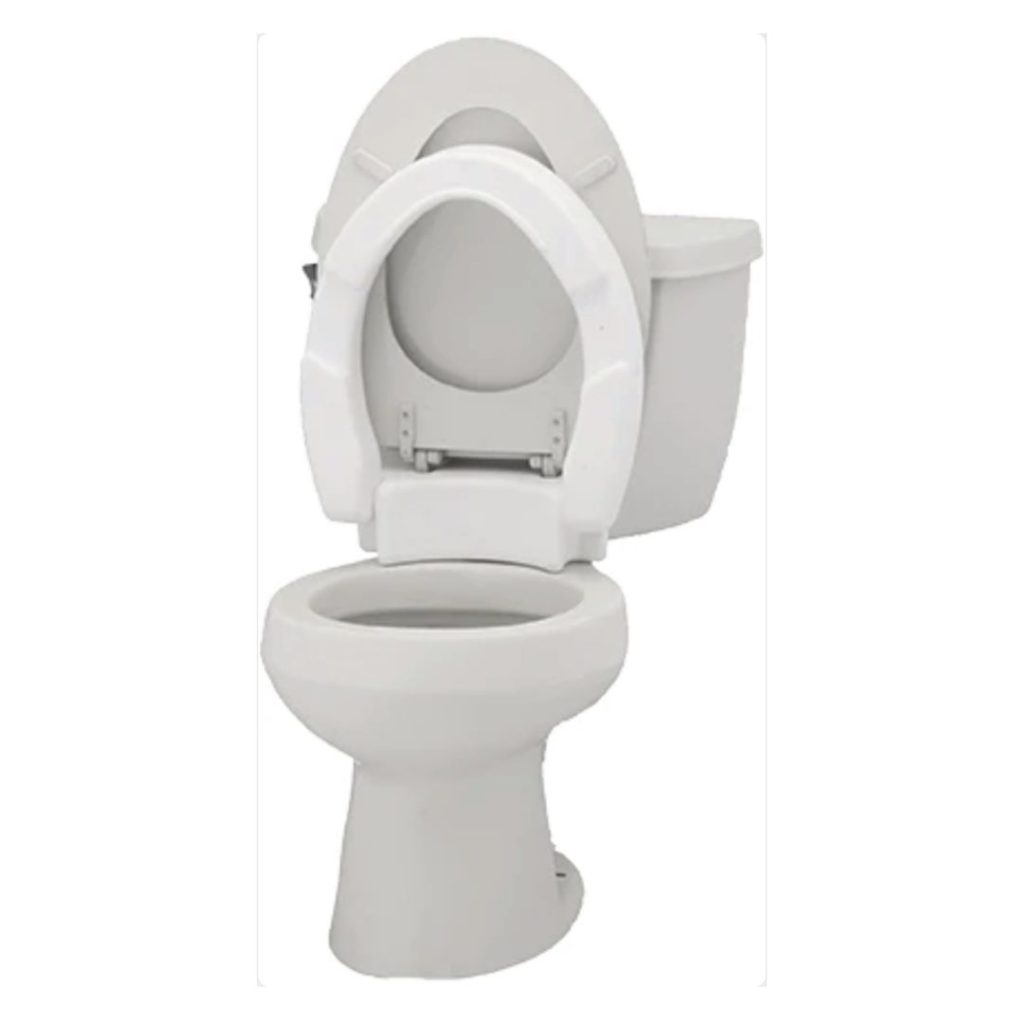 Hinged Toilet Seat Riser - Copper Star Home Medical